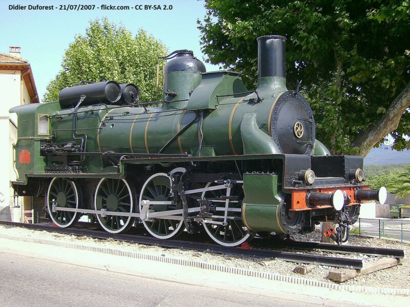 PLM vapeur 040-B-9 - Carnoules - Patrimoine Ferroviaire Français