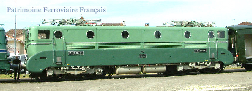 SNCF électrique BB-9004 - Mulhouse - Patrimoine Ferroviaire Français