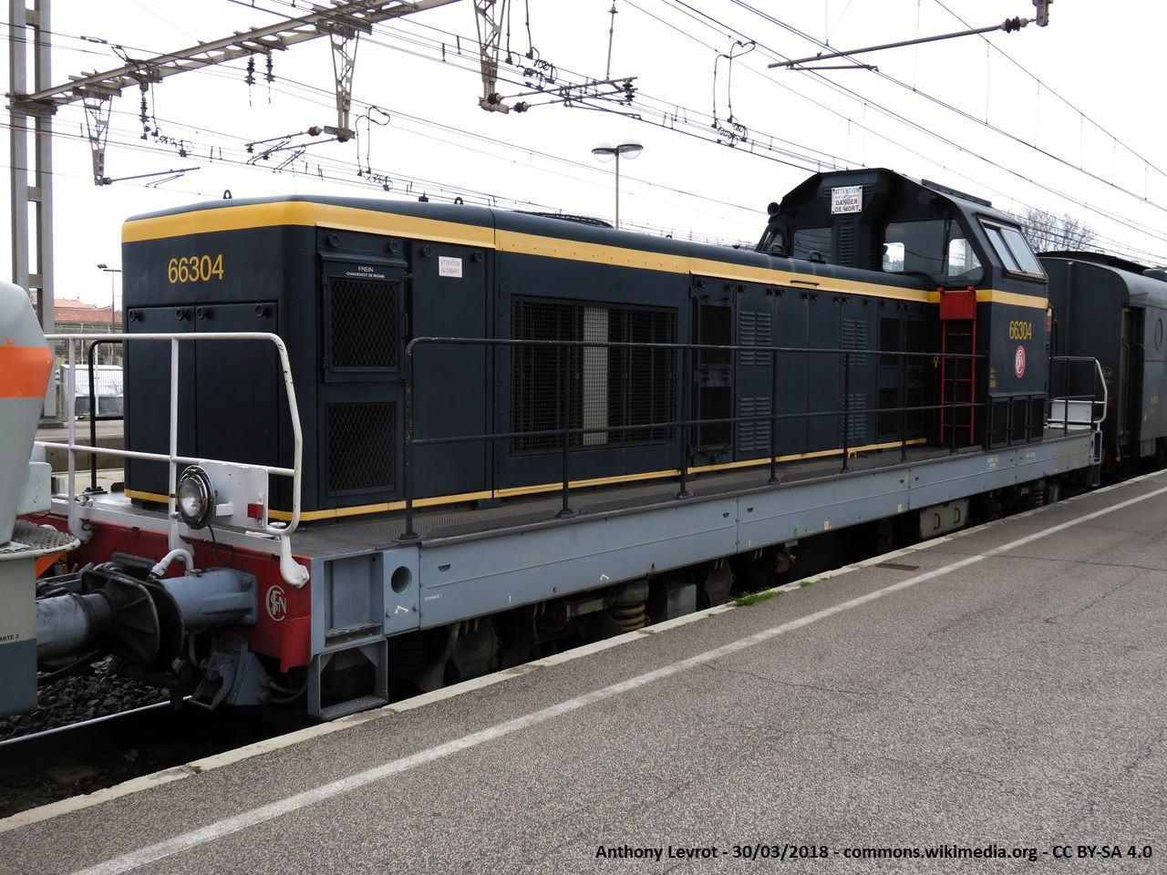 SNCF diesel BB-66304 – ACPR-1126 - Patrimoine Ferroviaire Français