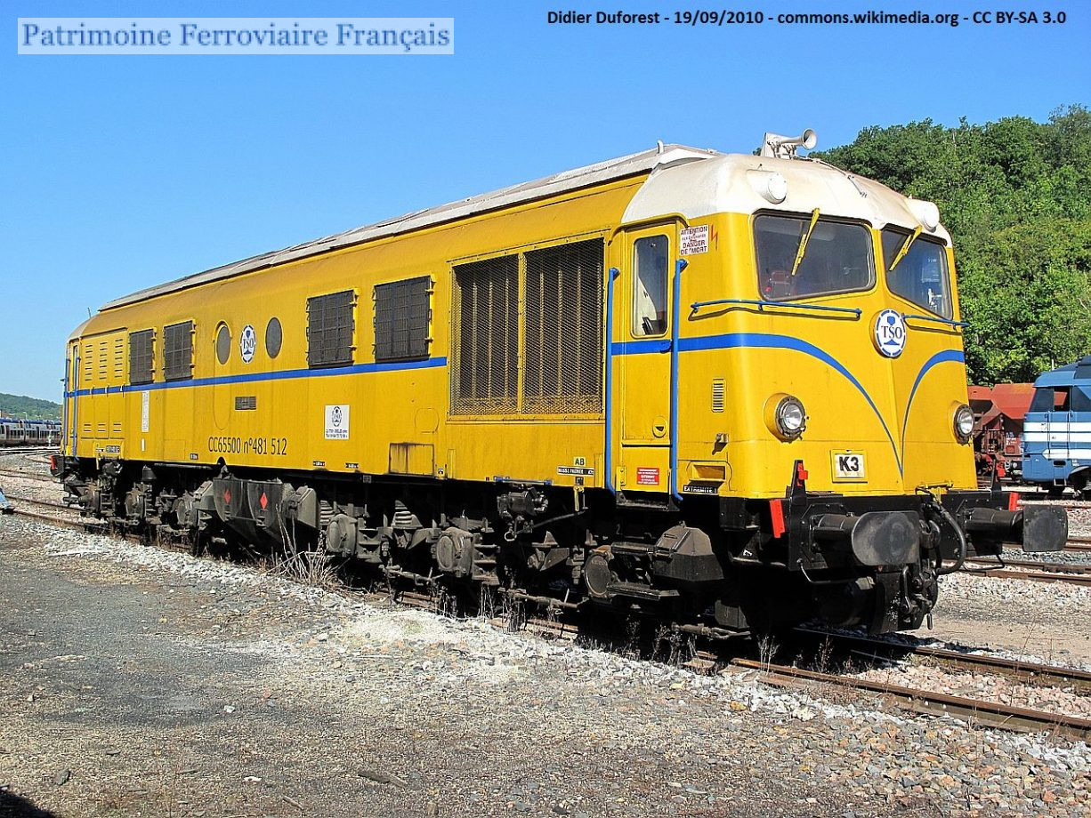 SNCF diesel CC-65512 - APPMF - Patrimoine Ferroviaire Français