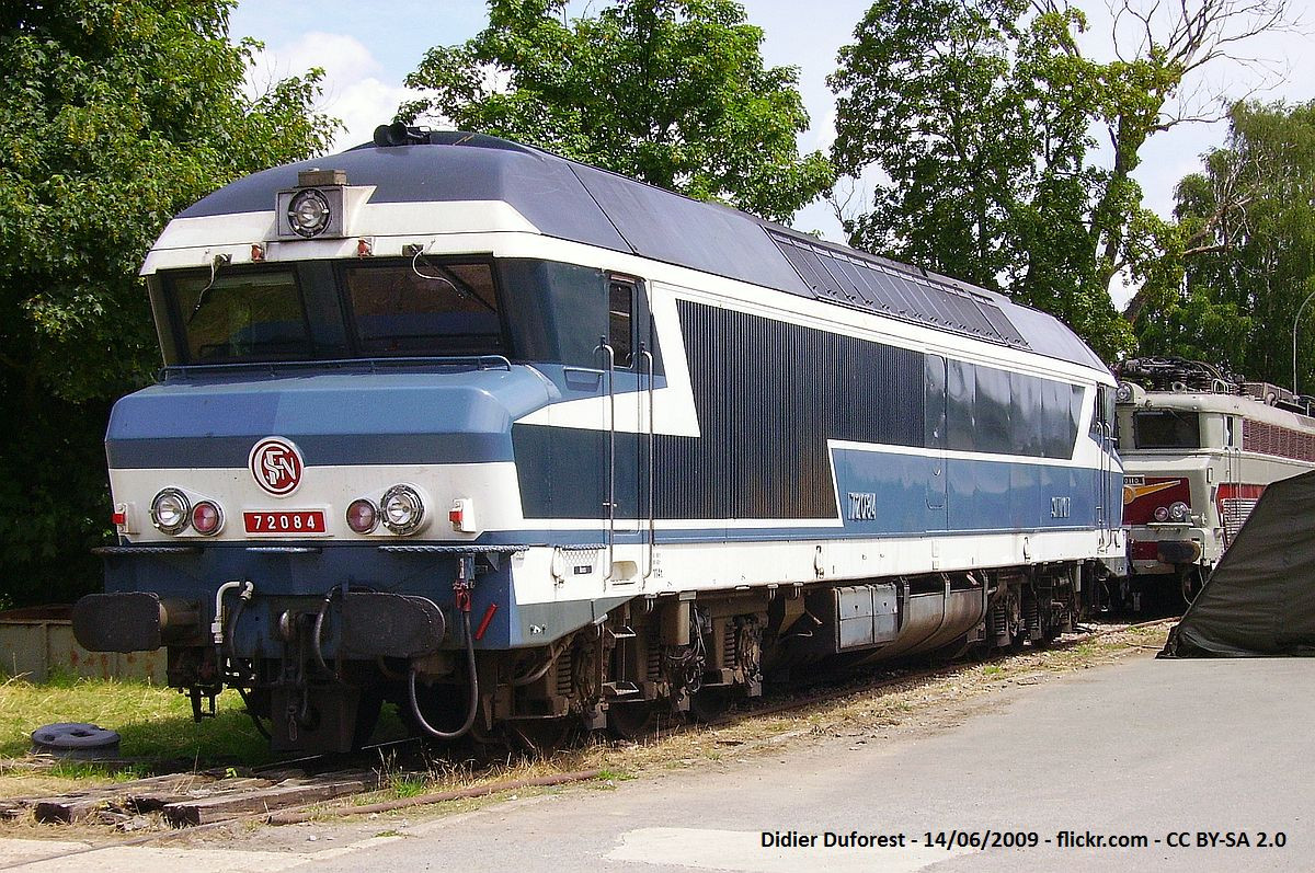 SNCF diesel CC-72084 - SNCF - Patrimoine Ferroviaire Français
