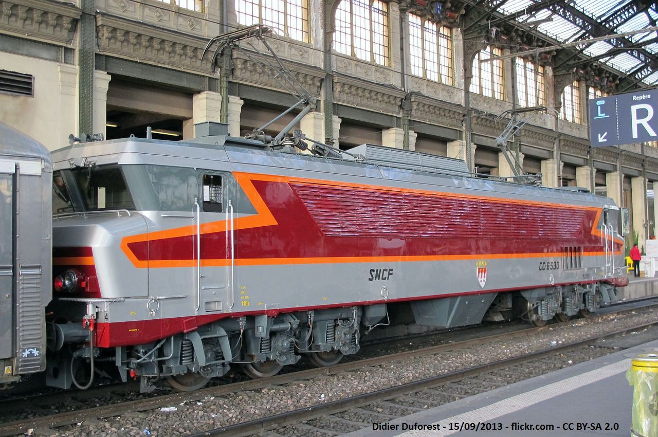 SNCF électrique CC-6530 - SCC-6530 - Patrimoine Ferroviaire Français