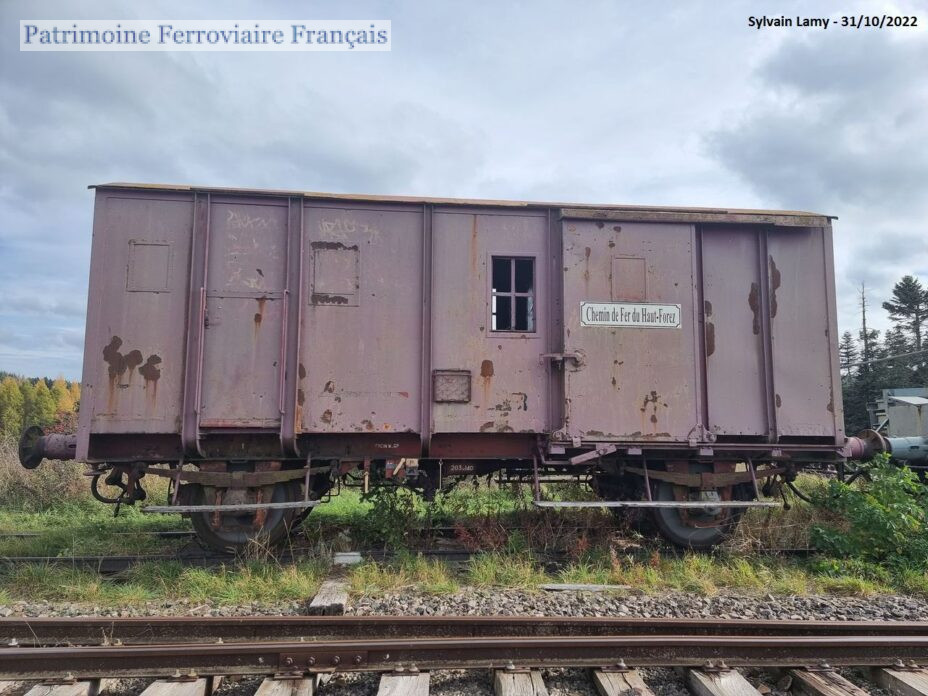 SNCF fourgon M-922193 - CFHF - Patrimoine Ferroviaire Français