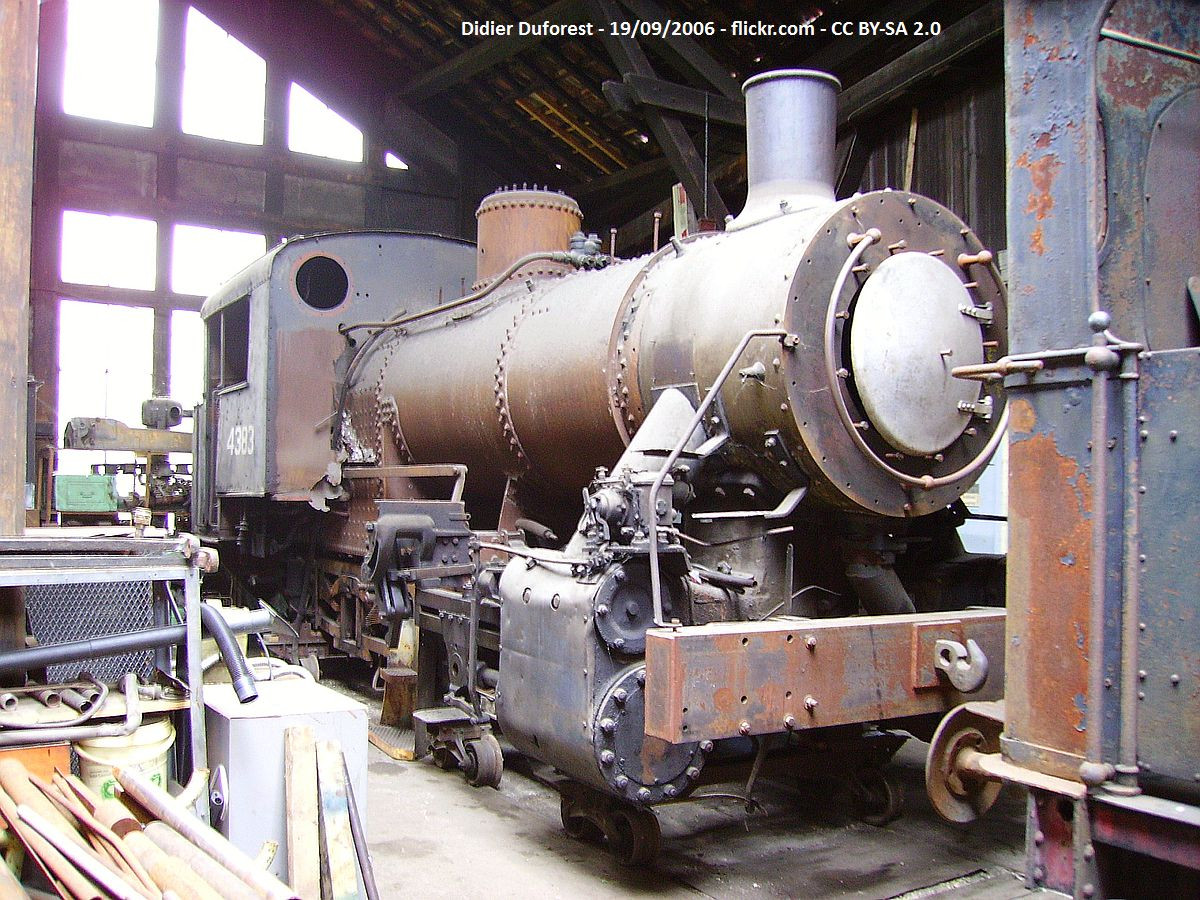 USA TC vapeur 030-TU-22 - Longueville - Patrimoine Ferroviaire Français