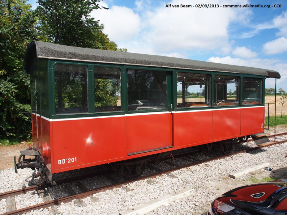VM Suisse voiture BDf-201 - CFBS - Patrimoine Ferroviaire Français