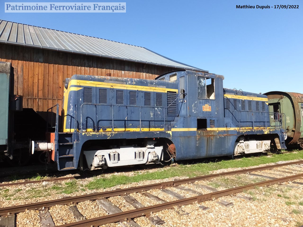 Indus. diesel Whitcomb BB-8082 - CFVE - Patrimoine Ferroviaire Français