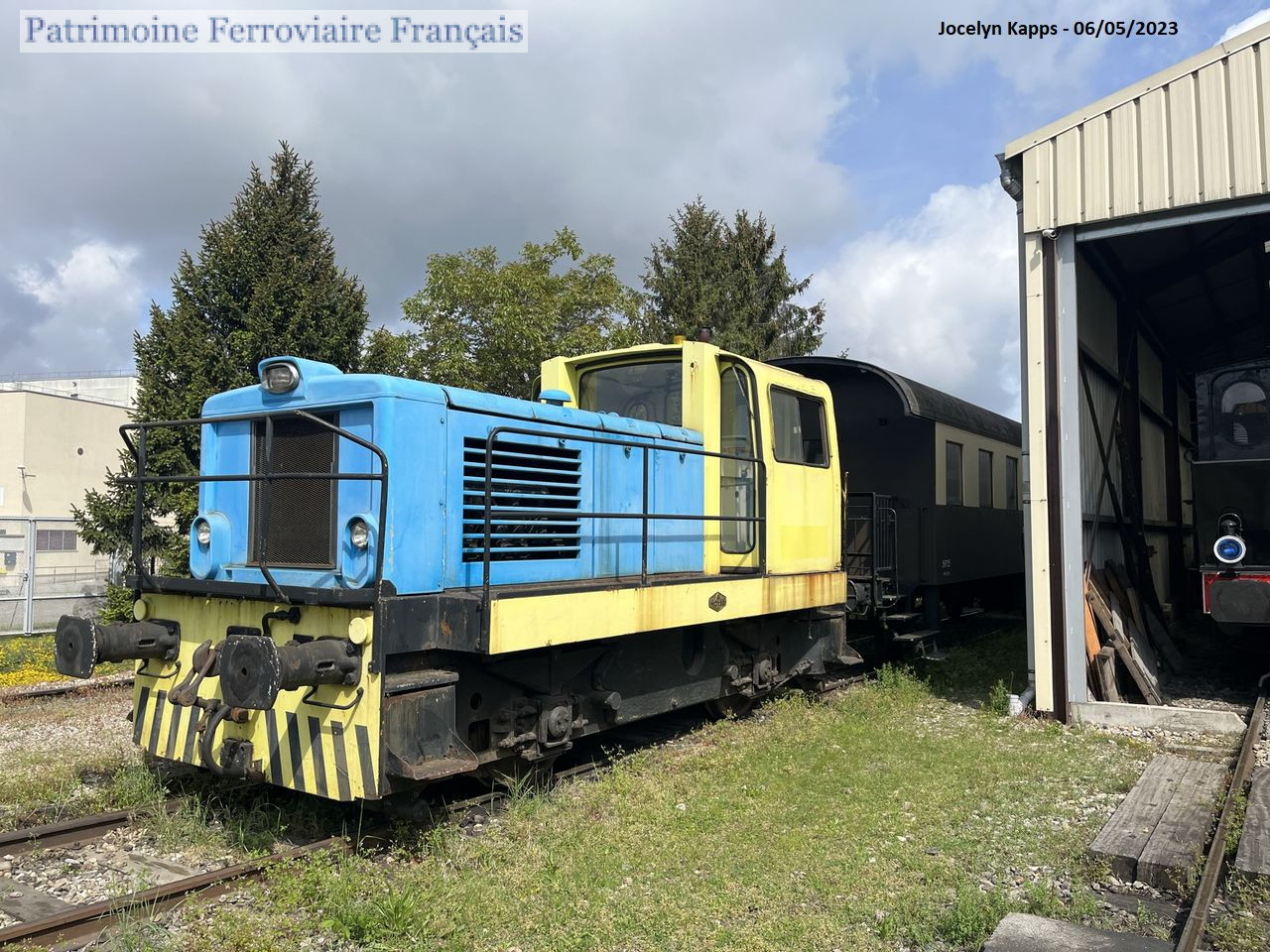 Indus. locotracteur Moyse 1419 – CFTR - Patrimoine Ferroviaire Français