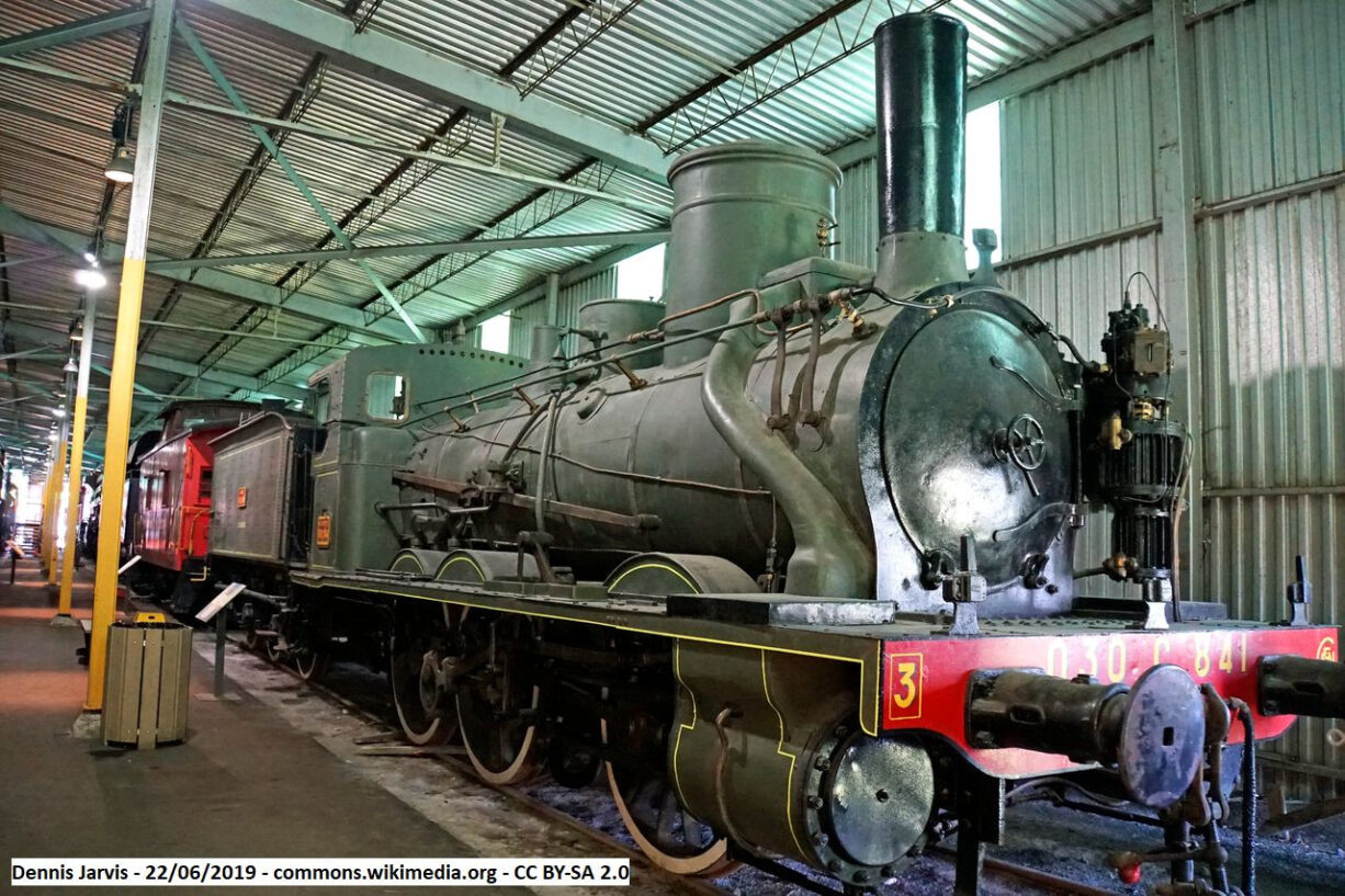 Ouest vapeur 030-C-841 - Delson (Canada) - Patrimoine Ferroviaire Français