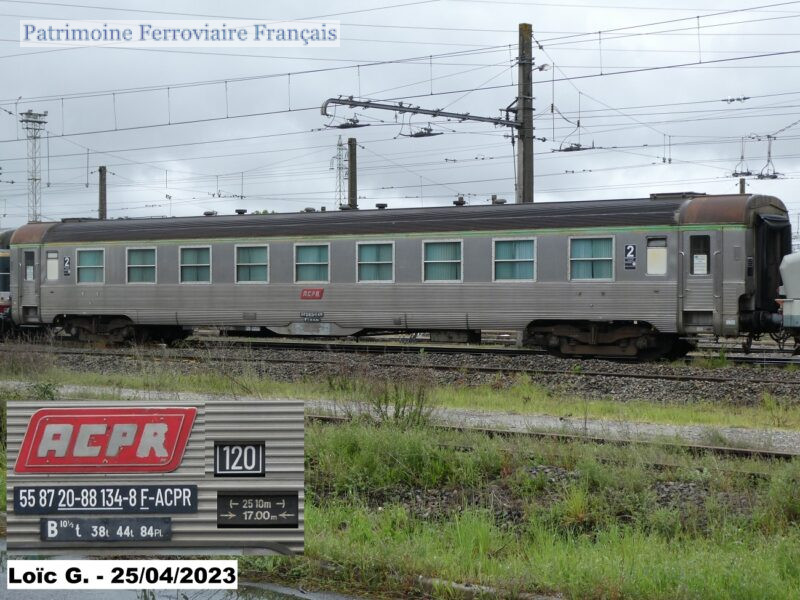 SNCF DEV Inox B10½tj 50 87 20-88 134-3 – ACPR 1126 - Patrimoine ...