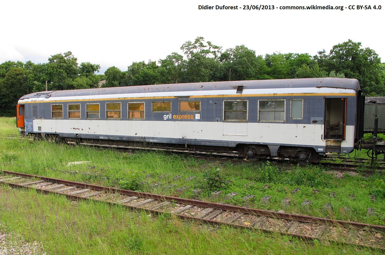 DESTRUCTION 2024 SNCF voit-restaurant « Gril Express » 33 87 930 0 901 ...
