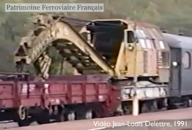 DESTRUCTION 2021 SNCF wagon-grue Industrial Works 45t GD-448 - Vaux ...