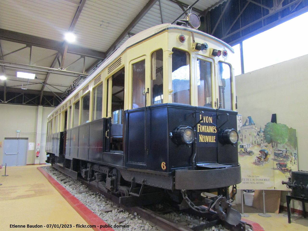 VM tram. Lyon motrice n°6 - Rochetaillée-sur-Saône - Patrimoine ...